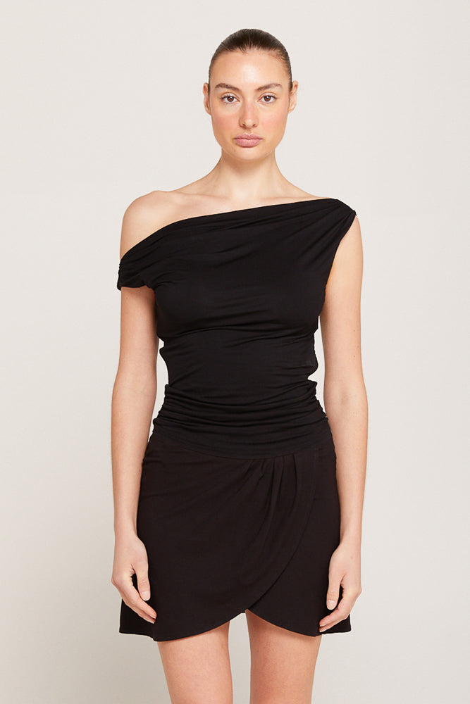 Le Buns | Organic Cotton Midi Skirt | Black | Size 6 - 20 – LE BUNS